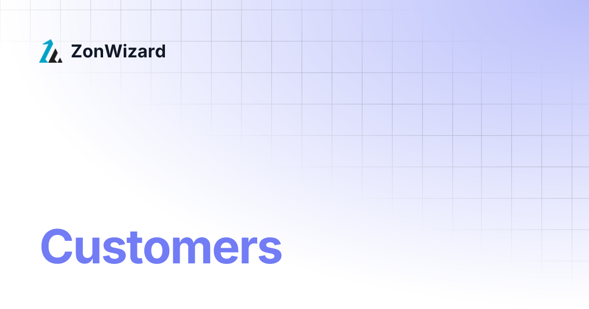 Customers | ZonWizard
